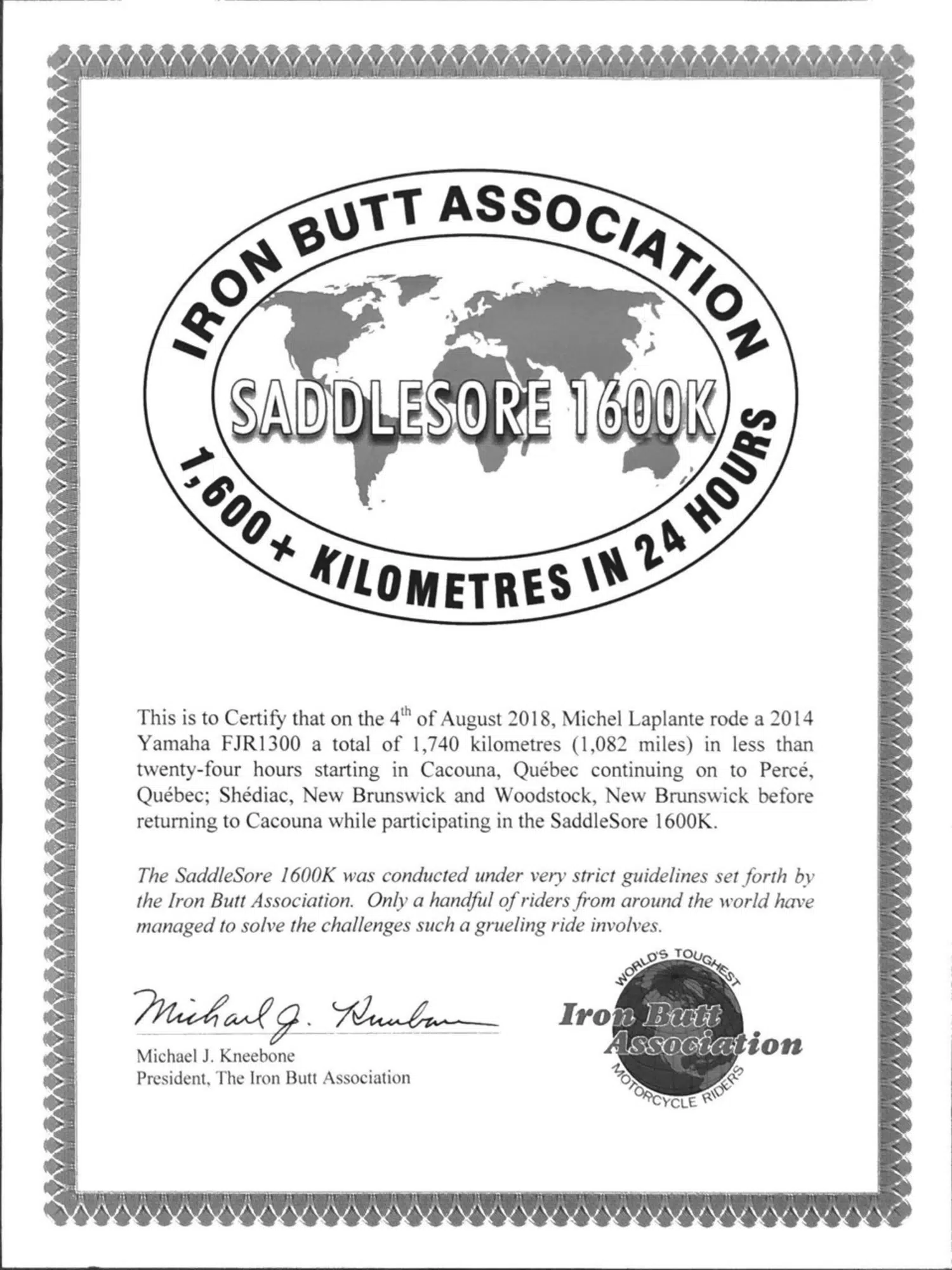 Iron Butt Association: le défi ultime d'endurance | Custom Tour Magazine